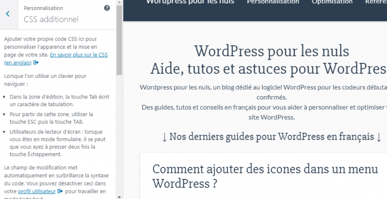 Ou Aller Pour Modifier Le Code Css Dun Site Wordpress