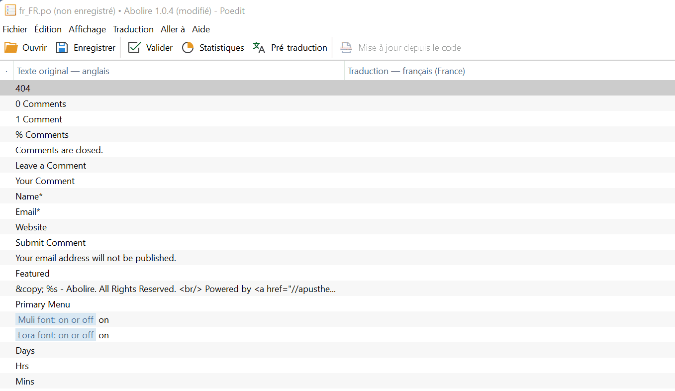 Comment traduire WordPress avec Poedit ? - Wordpress pour les nuls